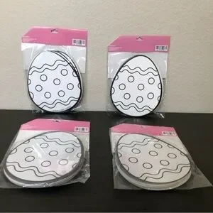 Hobby Lobby | Office | Easter Eggs Crafts 4 Packs Egg Line Art 24 ...